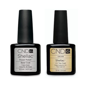 CND Shellac – Base Coat 12.5ml & Top Coat 15ml COMBO – Hollywood Nails ...