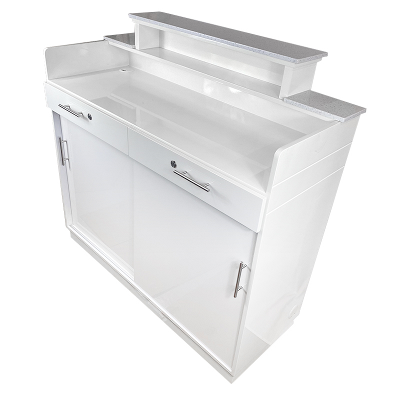 Nail Pro - Salon Reception Counter White - Hollywood Nails Supply UK